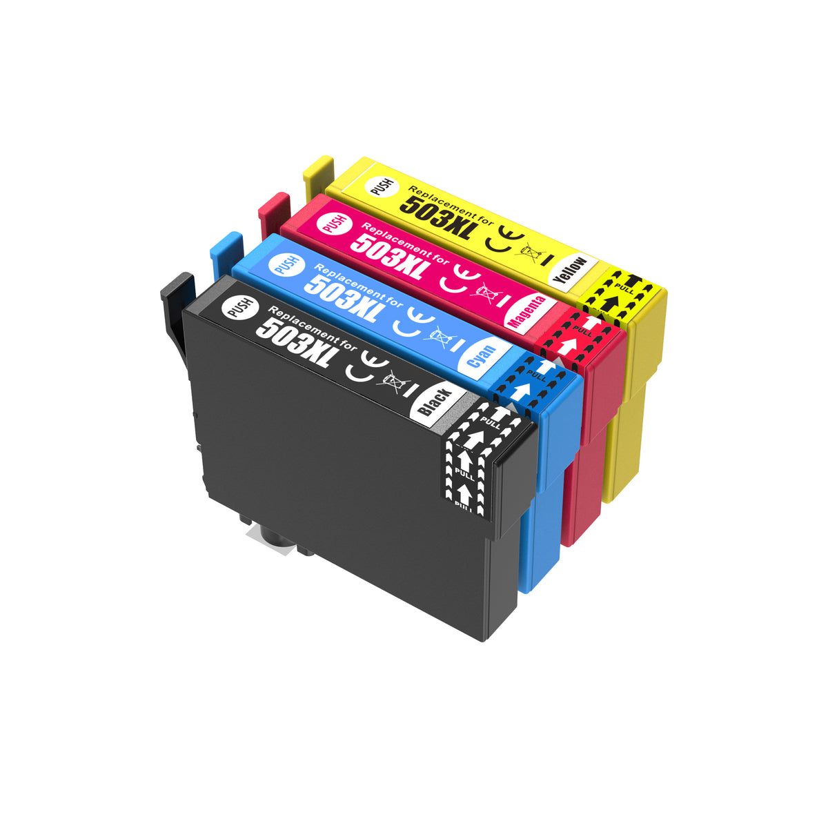 4 x Compatible Epson 503XL Ink Cartridge (1BK 1C 1M 1Y)| YYUDA